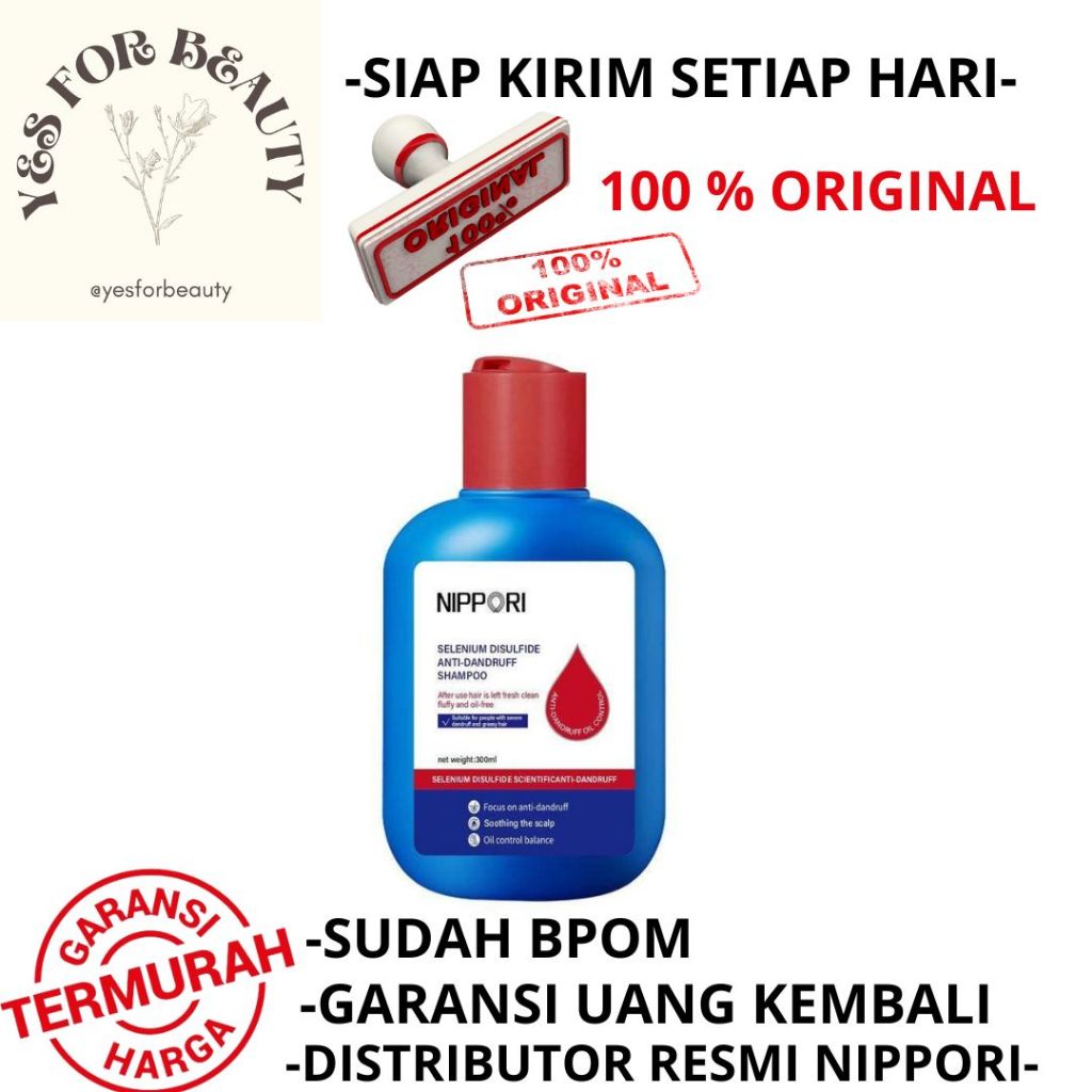 Jual NIPPORI SELENIUM DISULFIDE SHAMPOO MENGONTROL MINYAK DAN ...
