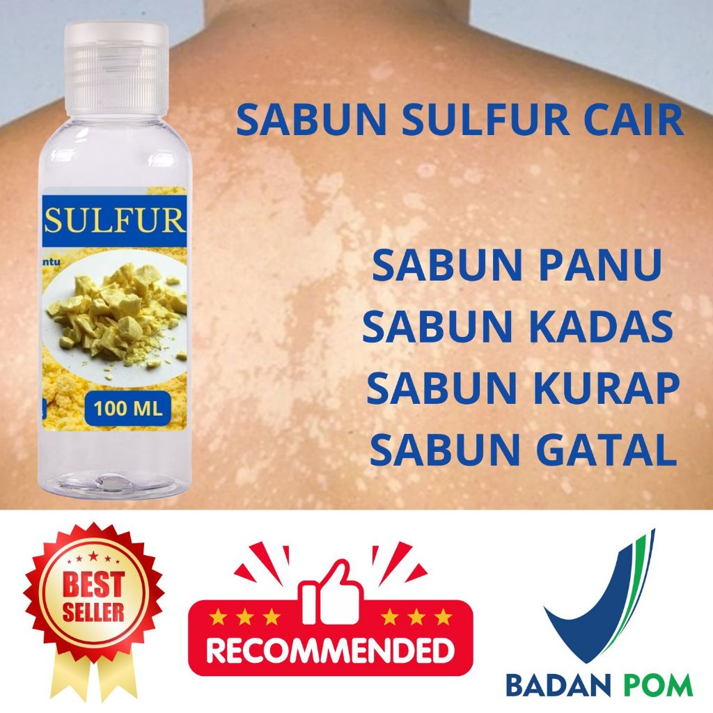 Jual SSS Sabun Sulfur Belerang Cair Obat Kulit Gatal Eksim Menahun ...
