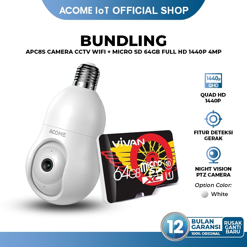 Jual APC8S+Micro SD Outdoor without cable PTZ TPD 1440 HD CCTV Wifi ...