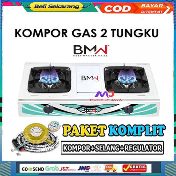 Jual BMW Kompor Gas Pintu Tungku Kompor Gas 2 Tungku BMW KG-882 Super ...