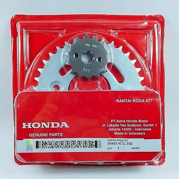 Jual GEAR SET RANTAI KTL MOTOR HONDA SUPRA FIT NEW 125 KARISMA REVO LAMA | Shopee Indonesia