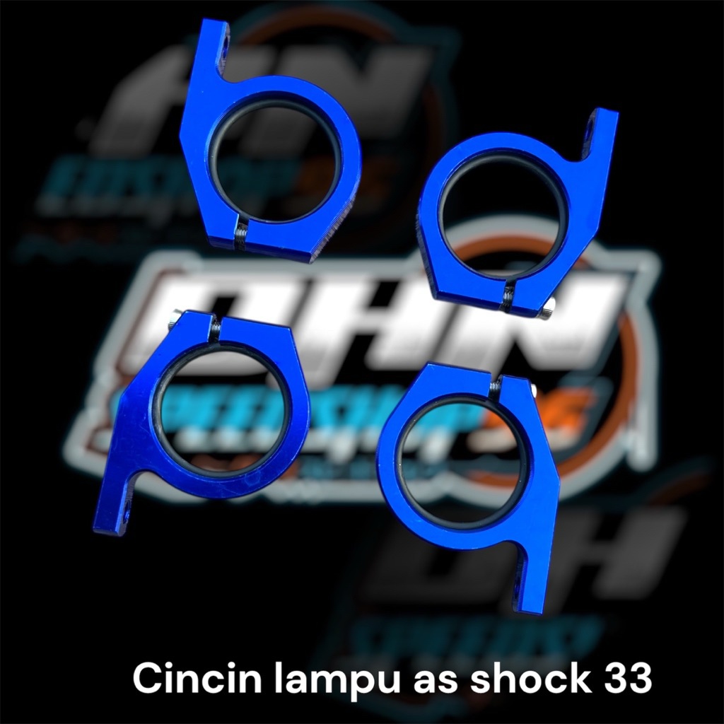 Jual cincin kupingan breket lampu as shock 33 & 31 almunium anodize pnp ...