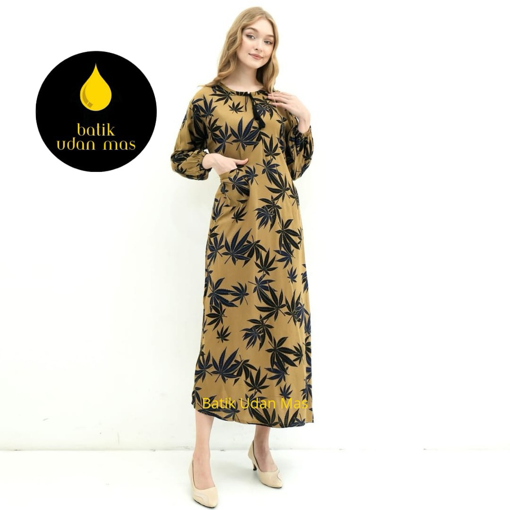 Jual Batik udan mas-Dress Celin Bahan Rayon premium/Gamis Celin ...