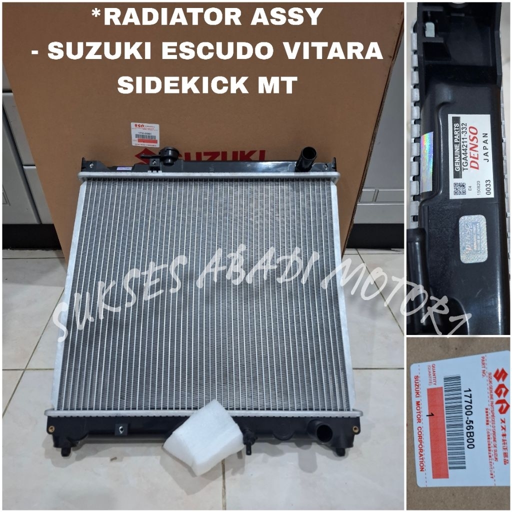 Jual RADIATOR ASSY SUZUKI VITARA ESCUDO SIDEKICK MANUAL ORIGINAL DENSO ...