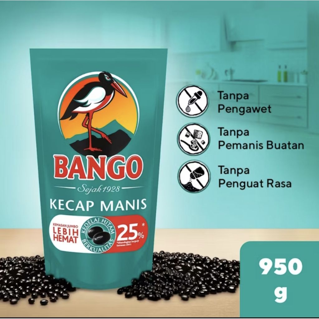 Jual Kecap Manis Bango 735ML/720ML /950Gr // Kecap Bango Reffil 735 ML ...