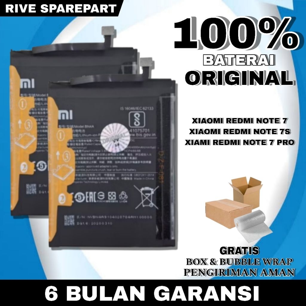 Jual BATERAI BATERE BATRAI BATTERY BATU BATRE XIAOMI REDMI NOTE 7 ...