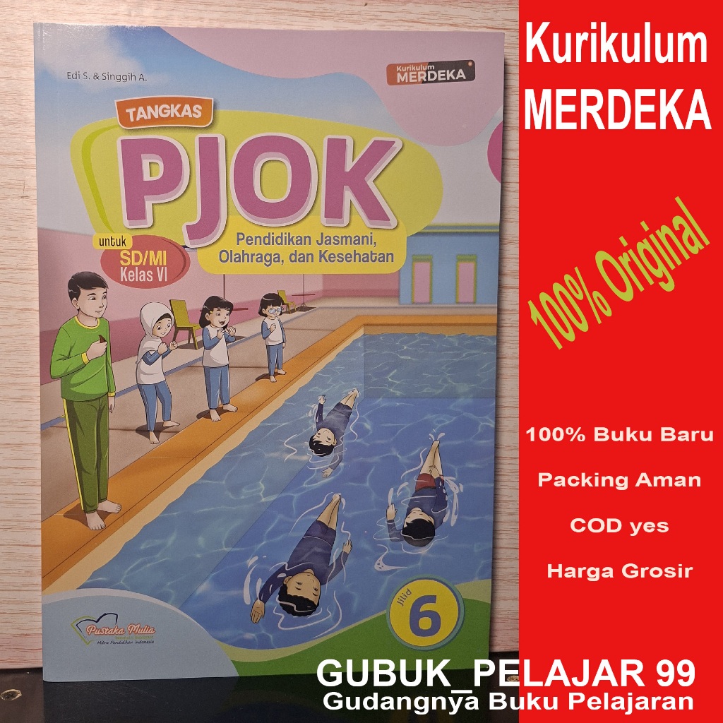 Jual Tangkas PJOK (Pendidikan Jasmani, Olahraga, dan Kesehatan) Kelas 6 SD/MI Kurikulum Merdeka ...