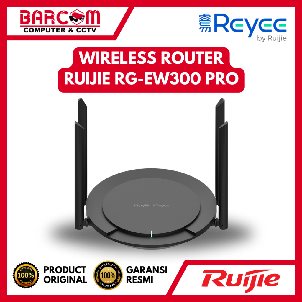 Jual RUIJIE WIRELESS ROUTER SMART RG-EW300 PRO 300MBPS - ORIGINAL REYEE ...