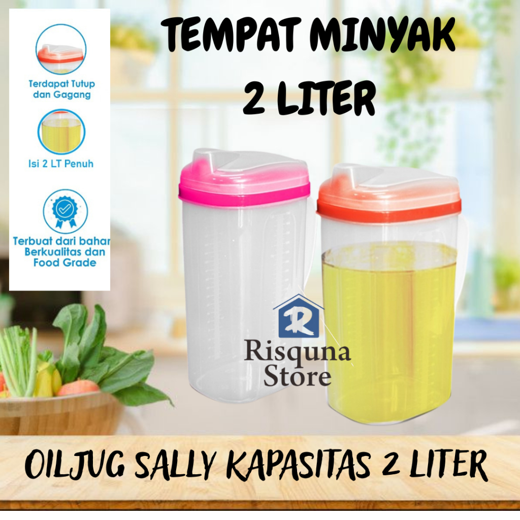 Jual KIM PLAST - Oil Jug Sally 2 Liter Tempat MInyak Botol Minyak ...