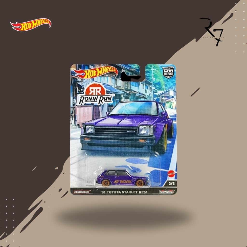 Jual Hot Wheels Premium 81 Toyota Starlet KP61 - Ronin Run | Shopee ...