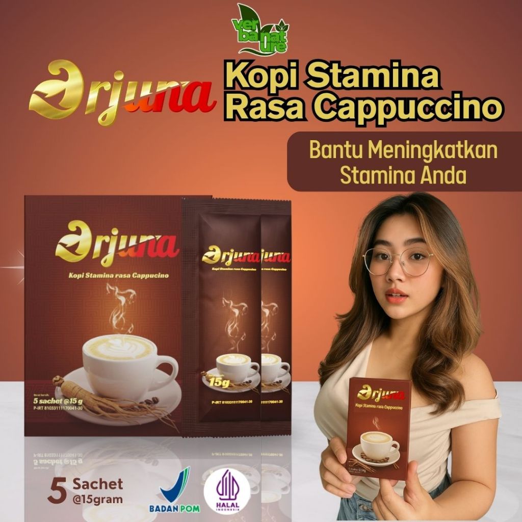 Jual Kopi Arjuna Original - Kopi Rasa Cappucino Tingkatkan Stamina BPOM ...