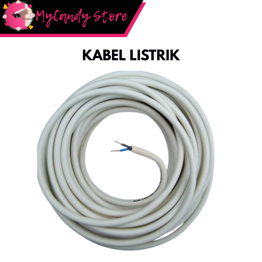 Jual KABEL LISTRIK PUTIH / PER METER | Shopee Indonesia