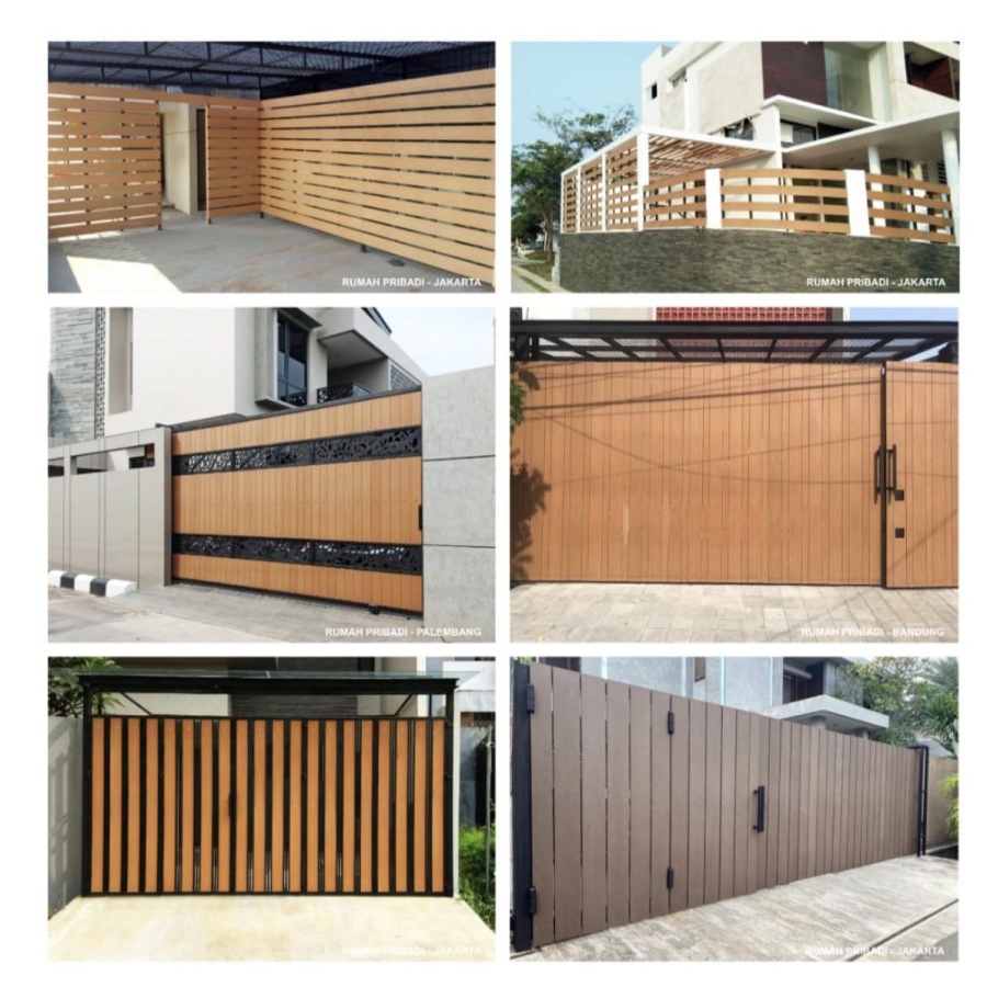 Jual PAGAR DECKING WPC KAYU ASRI / KAYU ASRI / PAGAR WPC | Shopee Indonesia