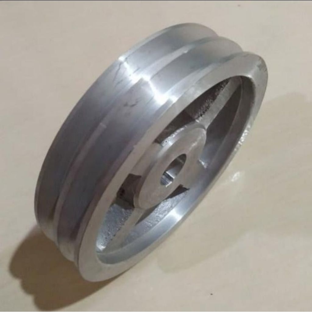 Jual pulley pully A2 6" inch as 16 mm puli alumunium | Shopee Indonesia