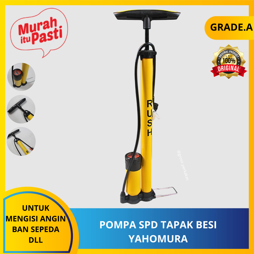 Jual POMPA TABUNG WARNA RUSH-pompa sepeda motor mobil tabung meteran ...