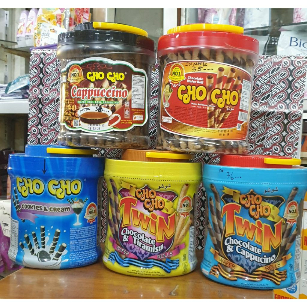 Jual Snack wafer roll ChoCho / Cho Cho toples besar | Shopee Indonesia