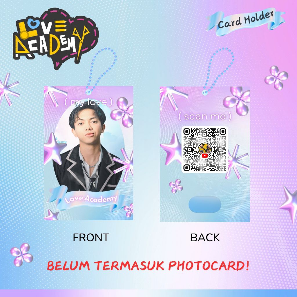 Jual [LA020] SAPUTRA KORI MERCHANDISE OFFICIAL CARD HOLDER LOVE ACADEMY + FREE STICKER ANIMATION ...