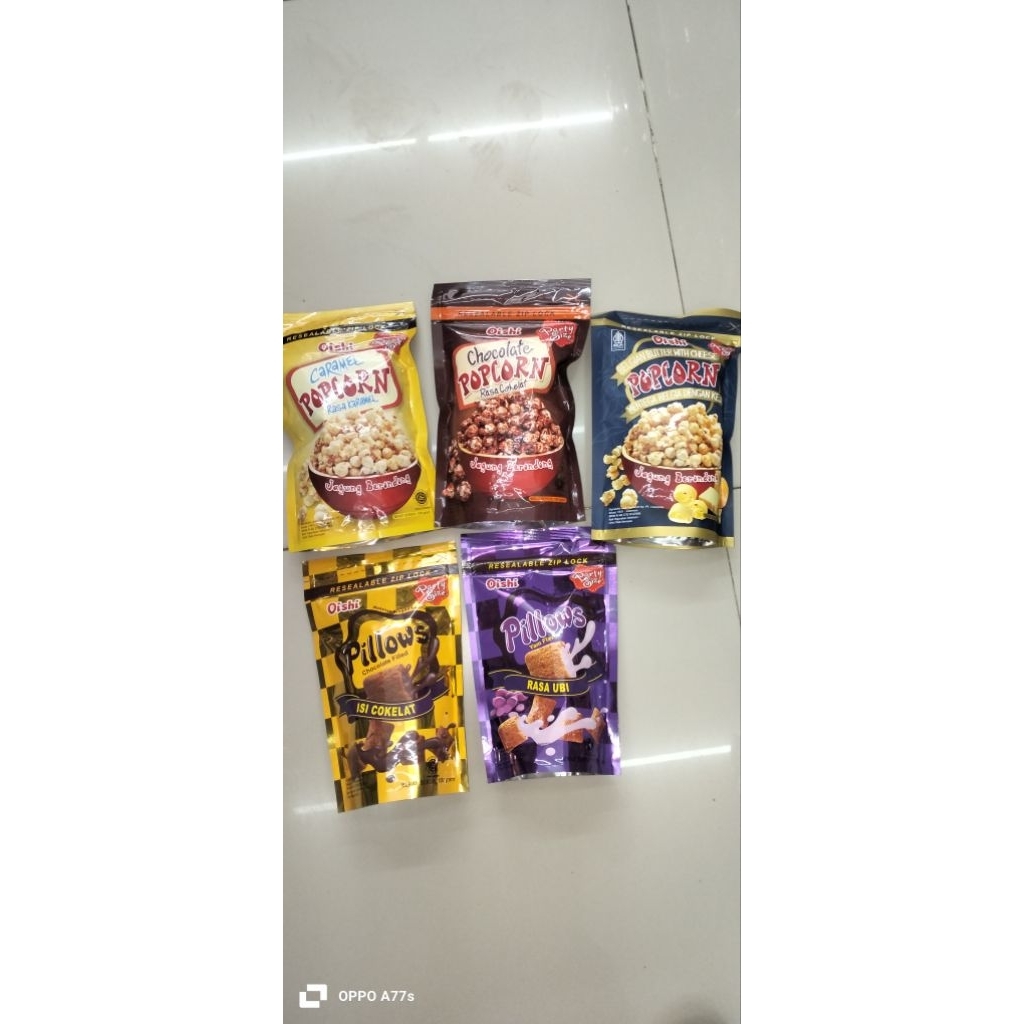 Jual OISHI POPCORN 100GRALL VAR/OISHI SPONGE CRUNC 100gr | Shopee Indonesia