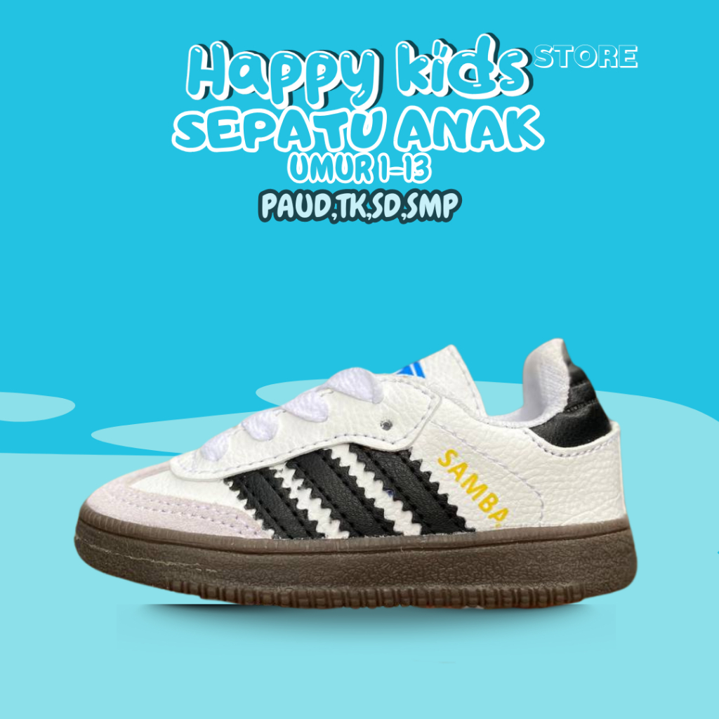 Jual Sepatu Samba anak Laki-laki dan Perempuan size 21-35 Bahan ...