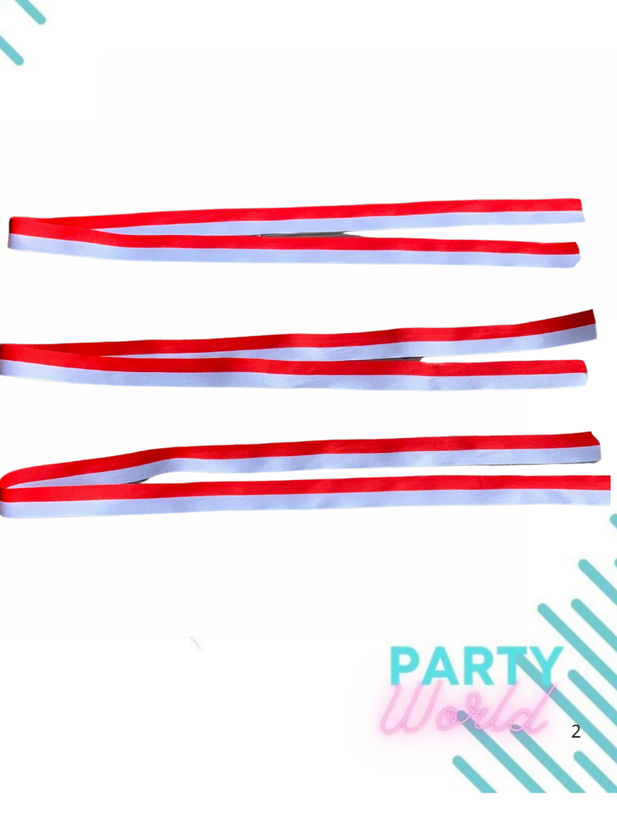 Jual Pita Bendera Merah Putih Per Meter 1 Inch Pita Satin Berwarna ...