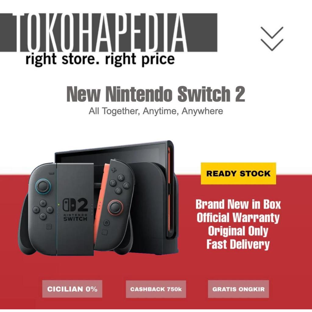 Jual Nintendo Switch 2 Console / Nintendo Switch2 / Nintendo 2 / Switch 2 / Switch2 / NS2 / NSW2 ...