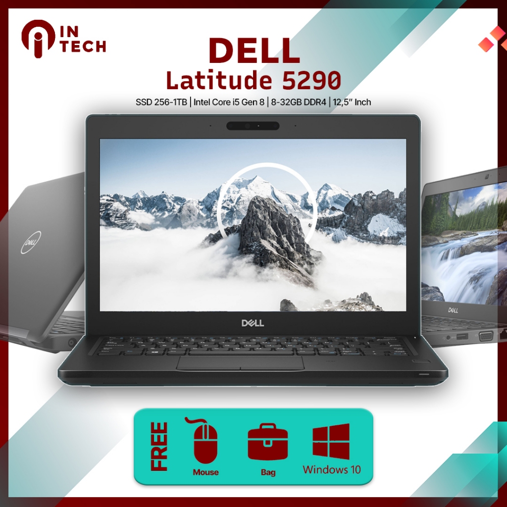 Jual Laptop Dell Latitude 5290 Keyboard Intel Core i5 Gen 8 SSD 8GB ...