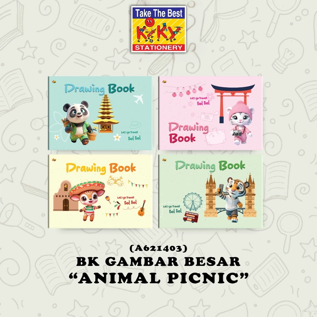 Jual TBMO (PACK) BUKU GAMBAR BESAR @5 KIKY | Shopee Indonesia