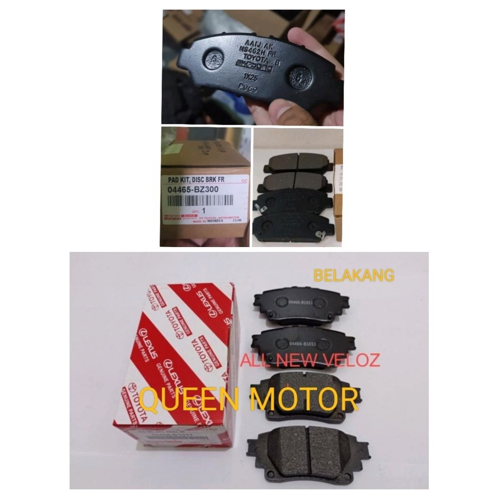 Jual KAMPAS REM CAKRAM DEPAN BELAKANG BRAKE PAD DISC PAD GRAND NEW ...