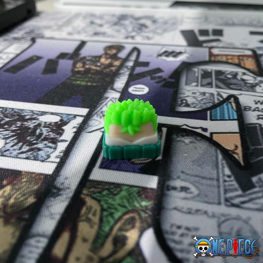 Jual Custom Keycaps - One Piece - Roronoa Zoro - Artisan Keycaps ...