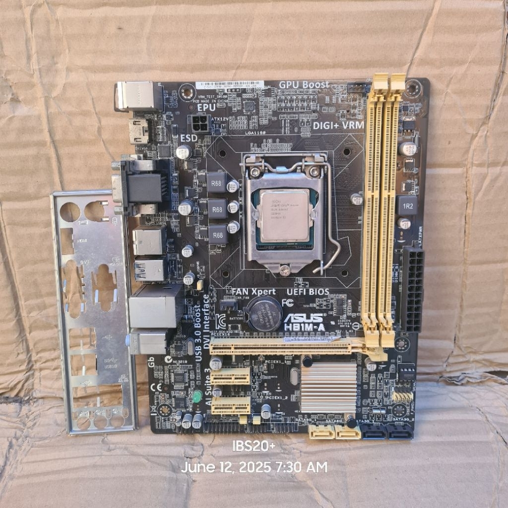 Jual PAKET MAINBOARD ASUS H81 MATX WITH CORE I3 GEN 4 LGA 1150 | Shopee ...