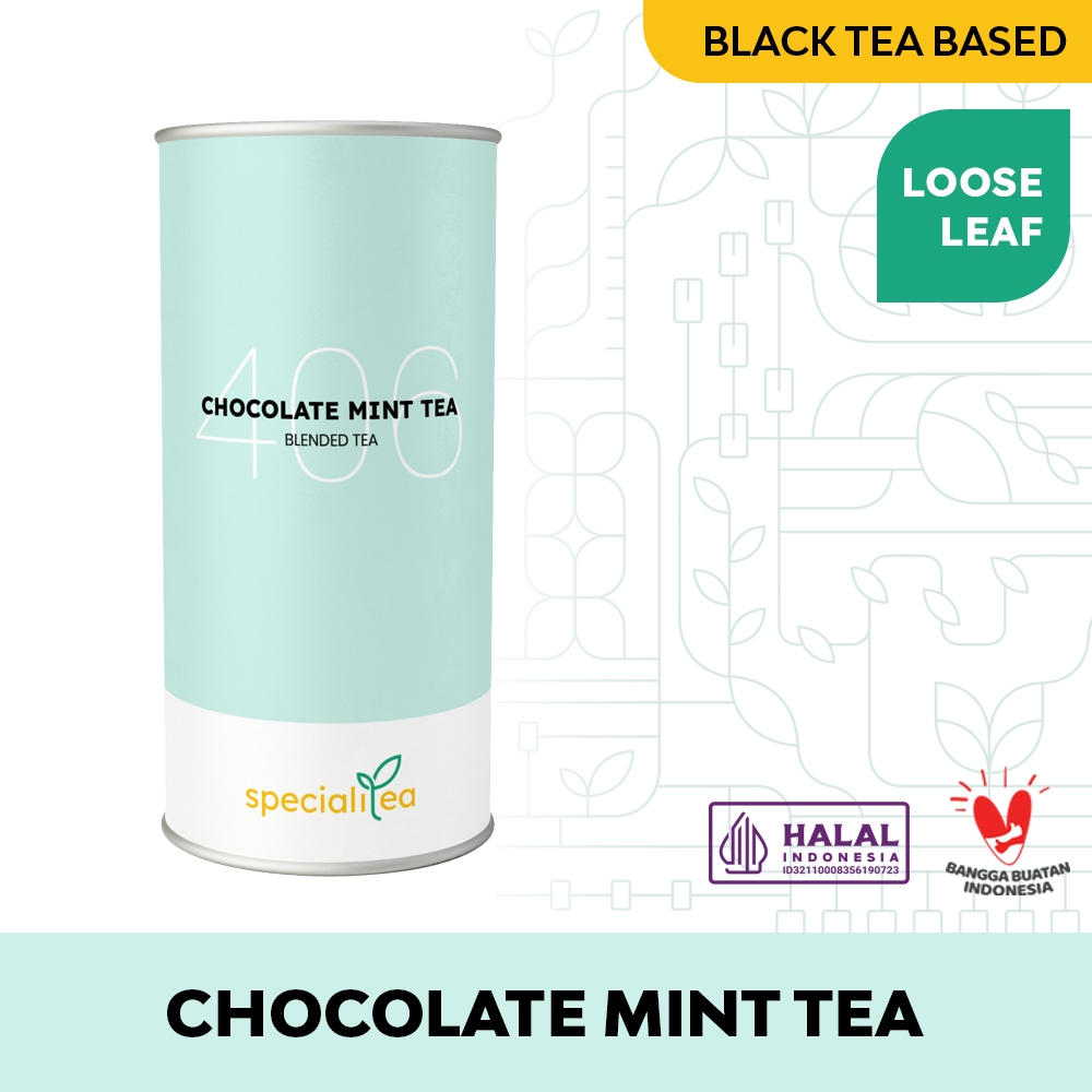Jual Chocolate Mint Tea - Blended Tea - Black Tea / Teh Hitam ...
