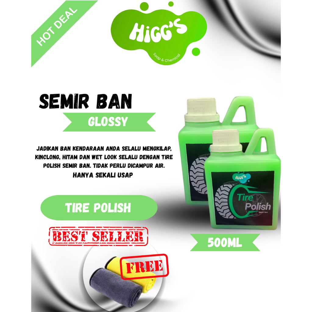 Jual Higgs Semir Ban 500ML Isi Ulang | semir Ban Premium Hitam | Shopee ...