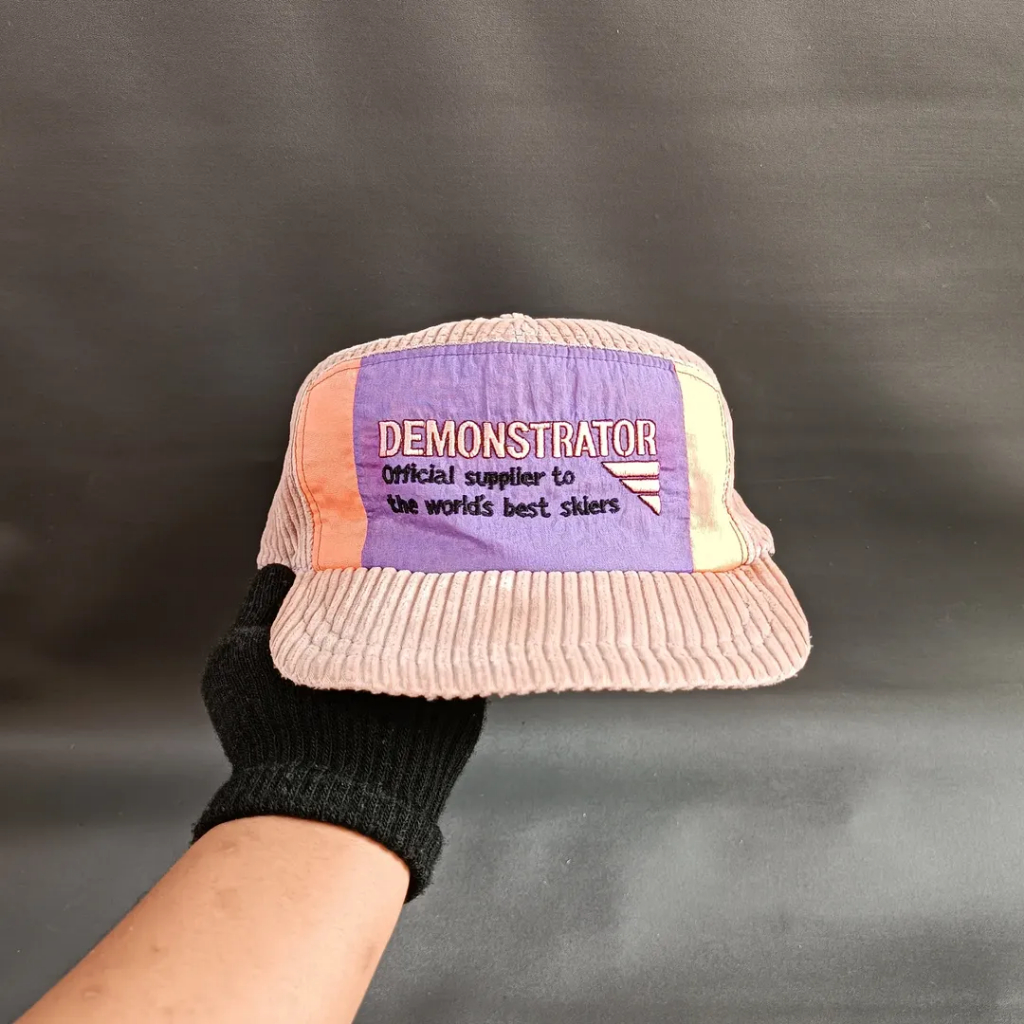 Jual Topi Vintage 5 Panel Unisex Pria Wanita DEMONSTRATOR Ear Flap ...