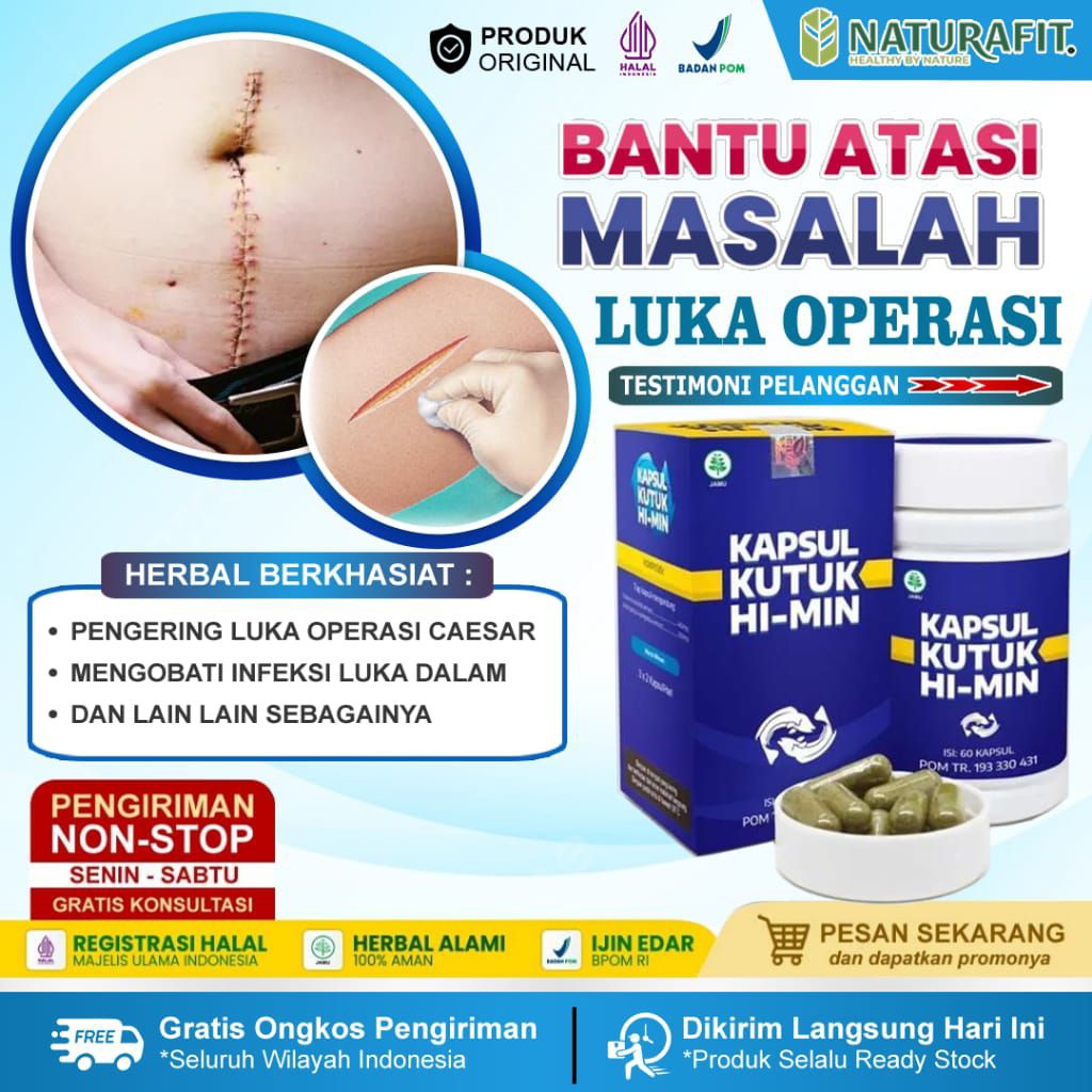 Jual Kapsul Kutuk Hi Min Ikan Gabus Pasca Operasi Obat Pengering Luka ...