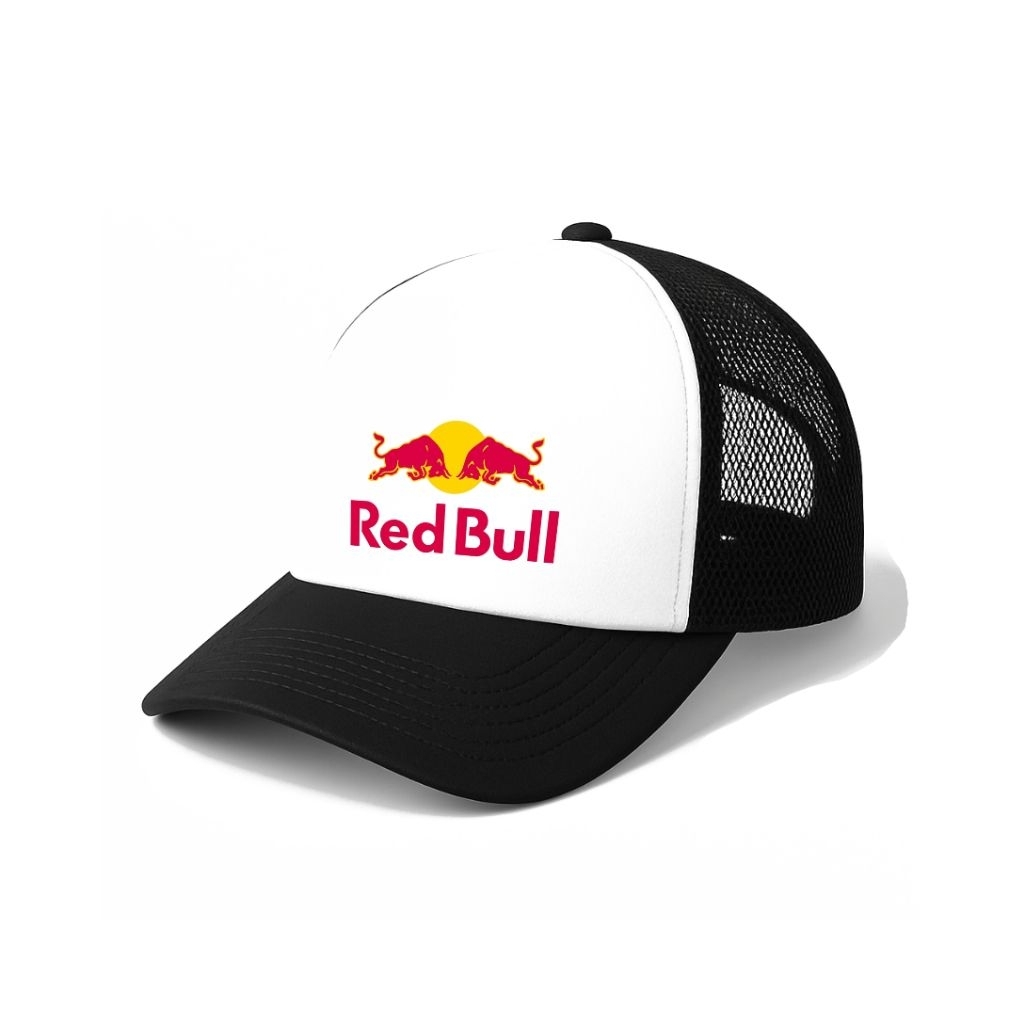 Jual TRUCKER HAT RED BULL - NEW ART LOGO ( TOPI JARING PREMIUM ...