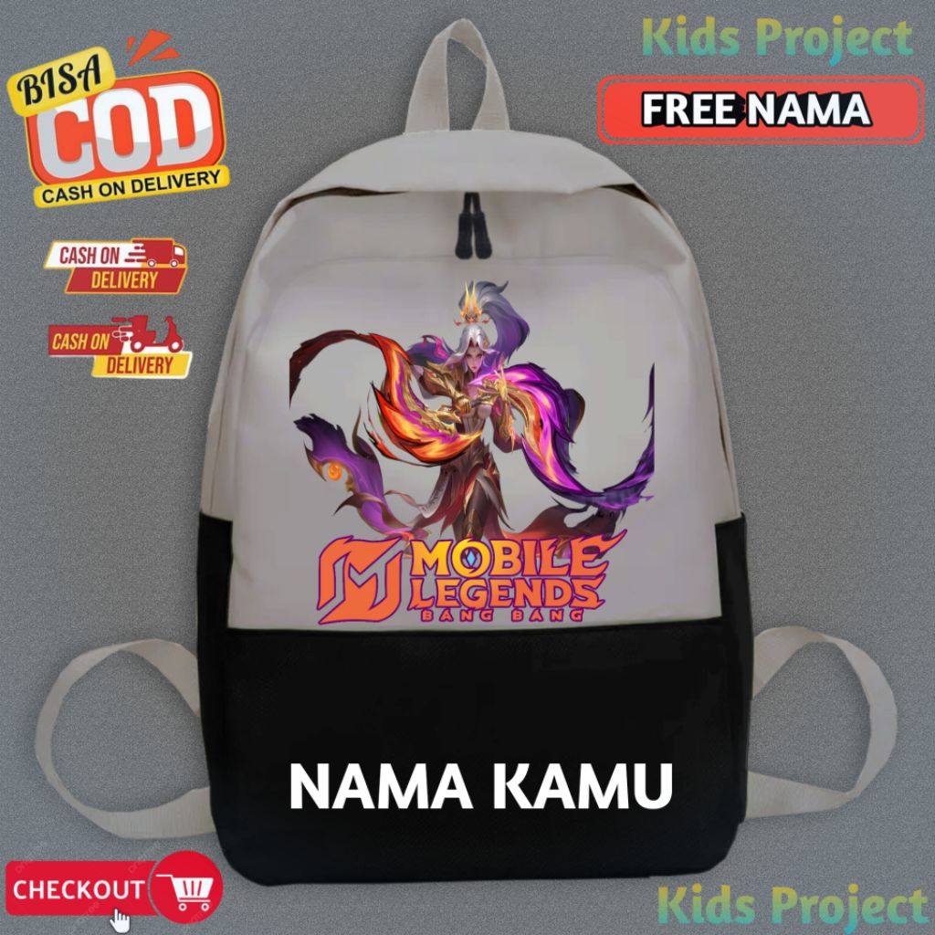 Jual Tas Ransel Anak Custom HANABI Vessel OF Rage MOBILE LEGENDS X MLBB ...