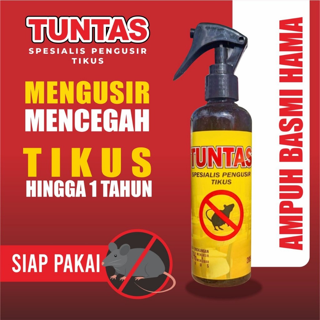 Jual Tuntas Semprotan Ampuh Pengusir Tikus Cairan Pembasmi Tikus Racun ...