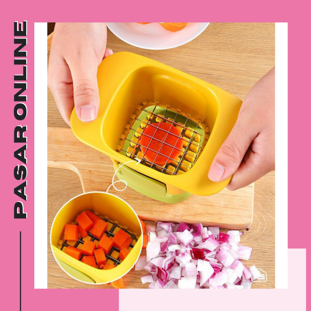 Jual HL0650 Alat Pemotong Kentang Wortel Dadu / Pengiris Bawang ...