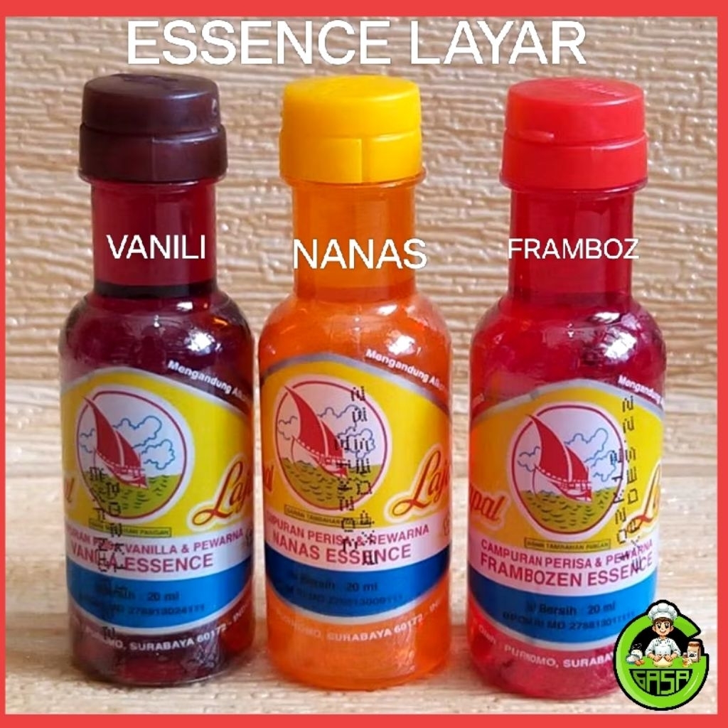 Jual Essence perisa perasa vanili es cao vanila framboz frambos ...