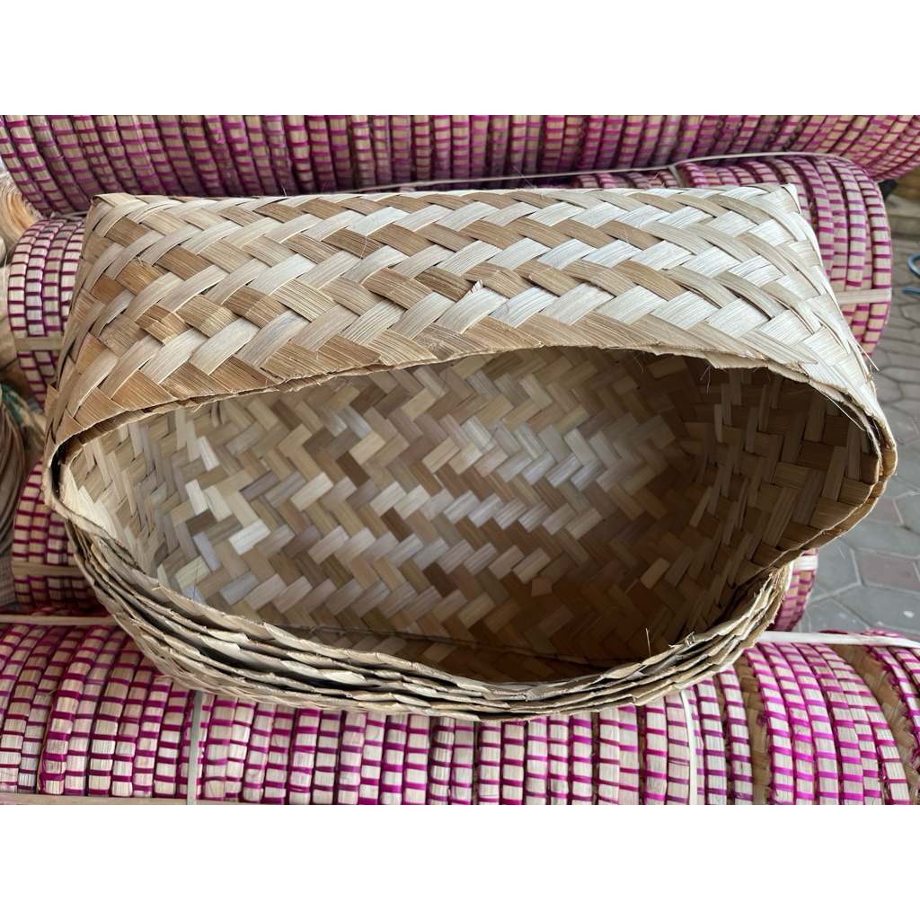 Jual Sepasang Besek jumbo persegi panjang 40x25x15 Bakul Bambu Besek ...