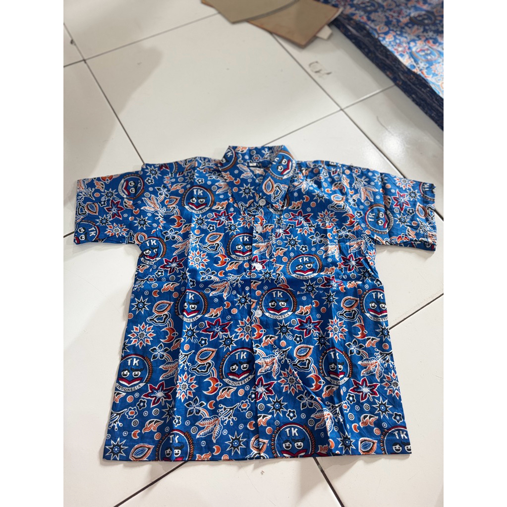 Jual BATIK TK NASIONAL // BATK IGTKI BIRU (LENGAN PENDEK) | Shopee ...