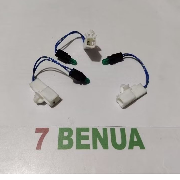 Jual LAMPU BOHLAM T5 HIJAU PANEL DASHBOARD SPEEDOMETER AC MOBIL PLUS ...