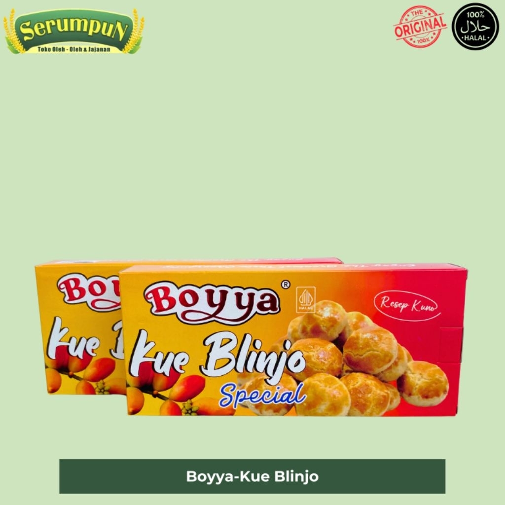 Jual Kue Blinjo Boyya | Kue Blinjo | Oleh-Oleh Khas Surabaya | Shopee ...