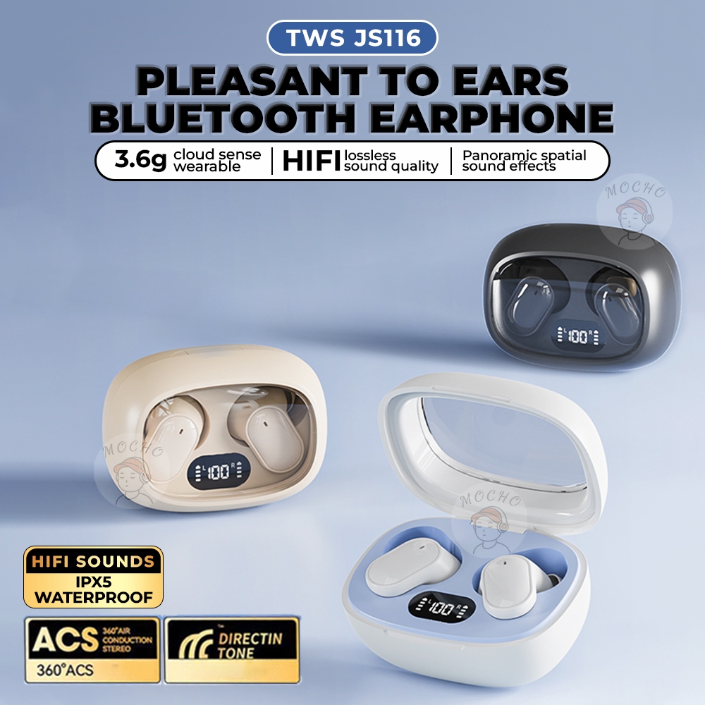 Jual Mochoe COD J116 Headset Bluetooth TWS Wireless Earphones Bluetooth ...