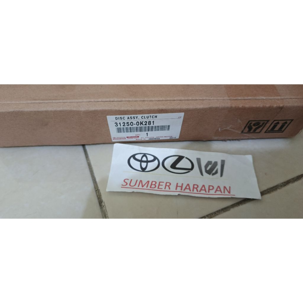 Jual kain klos fortuner vrz hilux diesel original 31250-0k281 | Shopee ...
