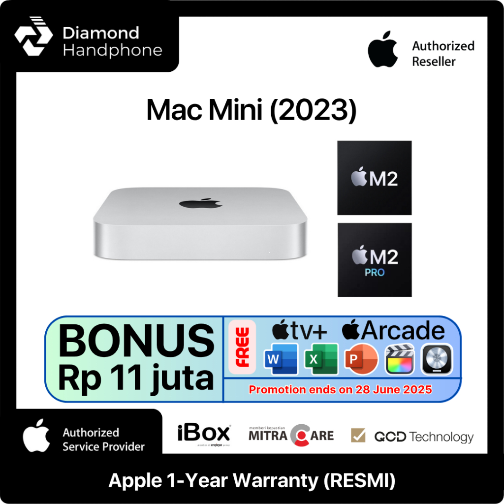 Jual Apple Mac Mini M2 / M2 Pro 2023 8GB 16GB / 256GB 512GB Garansi Resmi | Shopee Indonesia