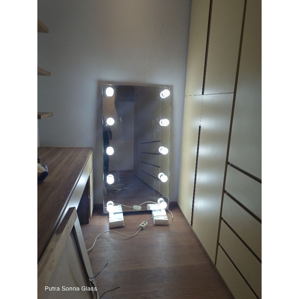 Jual vanity mirror cermin Vannity cermin lampu cermin makeup cermin ...