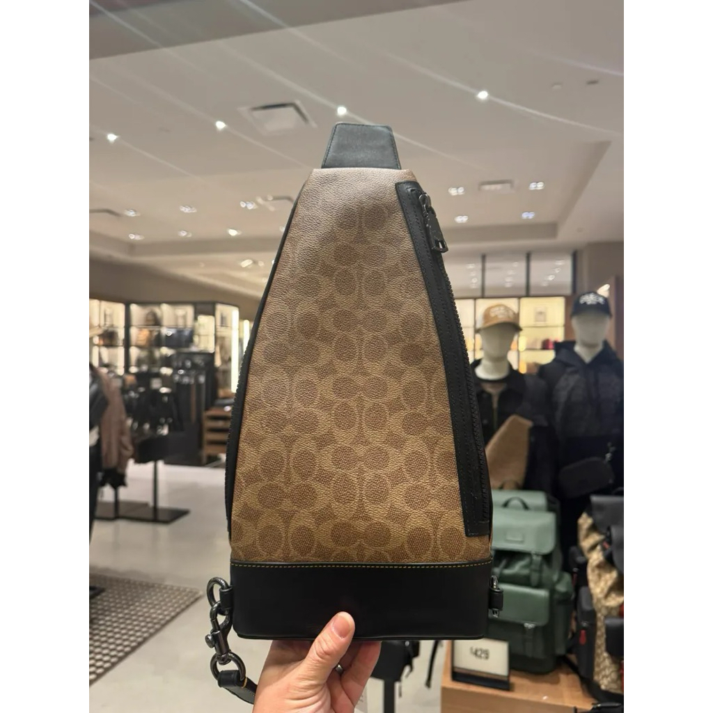 Jual COACH CCH COC DOMINIC SLING BAG FOR MEN SIGNATURE | Shopee Indonesia