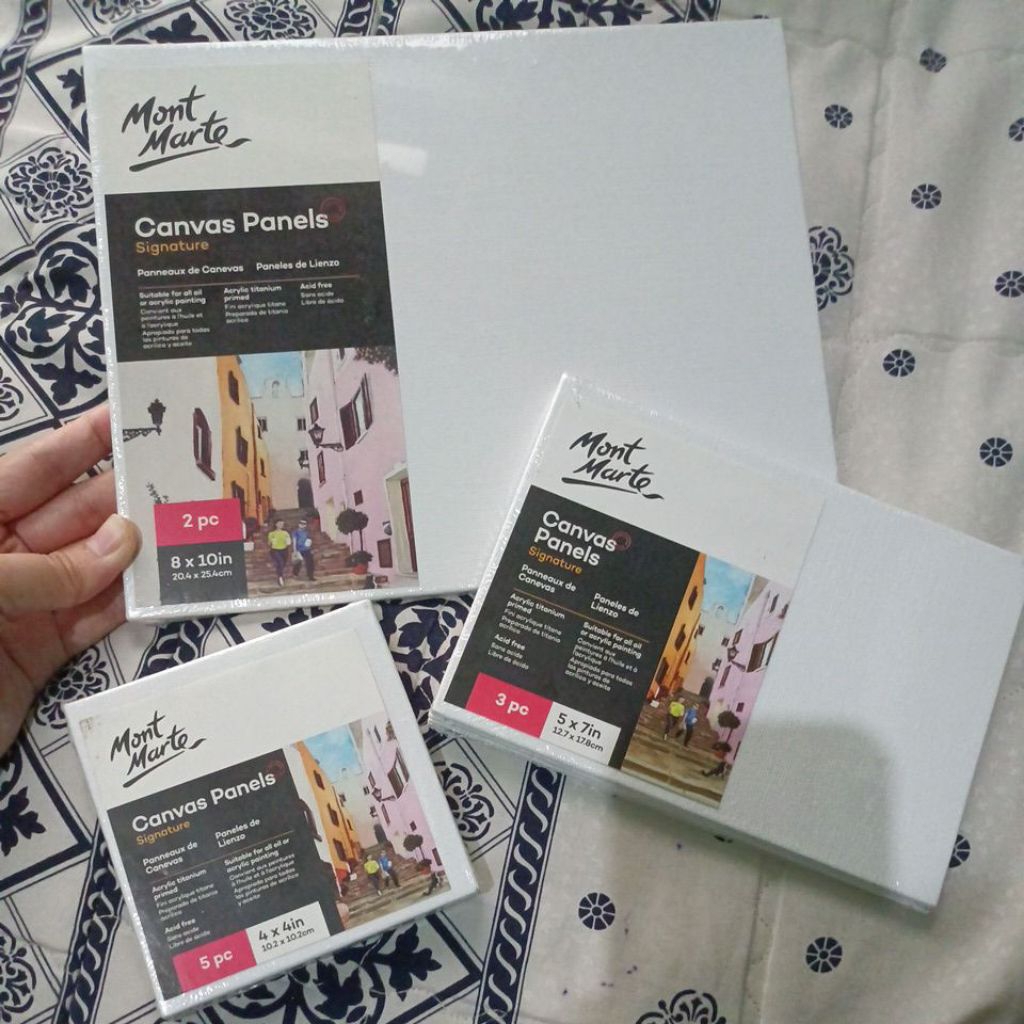 Jual Montmartre Kanvas Panel/ Kanvas/ Oil Painting Board/painting paper ...