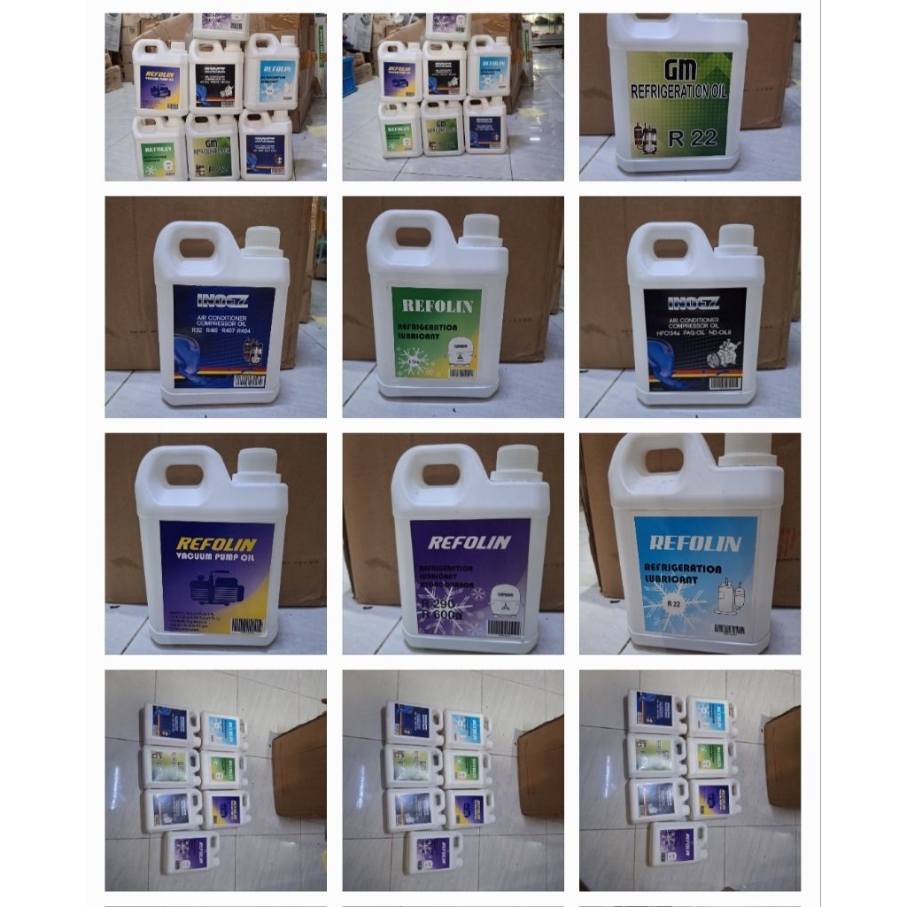 Jual Oli kompresor Refrigerator oli mesin kompresor AC kulkas R134,R600 ...